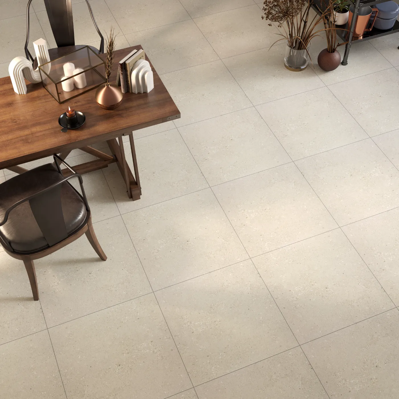 Frammenti Tech Beige R10 Stone Effect Rectified Matt Porcelain Tile | Ionic Stone