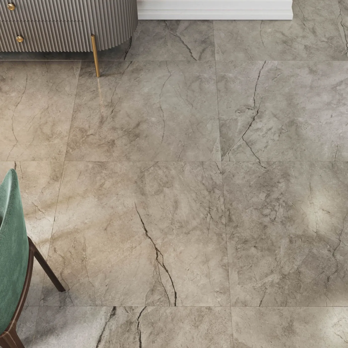 Paradiso Argento Polished Porcelain Tile | Ionic Stone