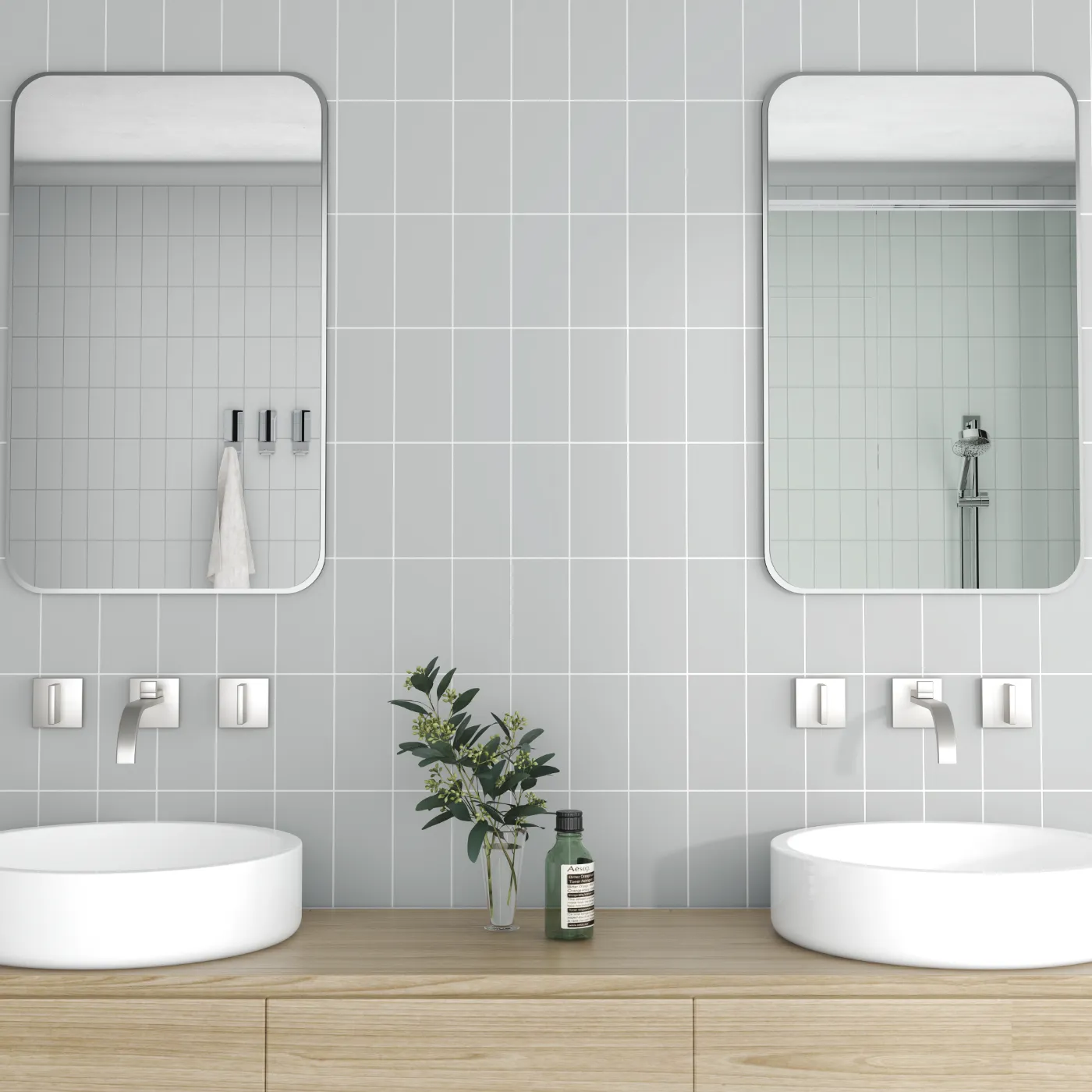 Soho Gallery Grey Metro Ceramic Tile | Ionic Stone