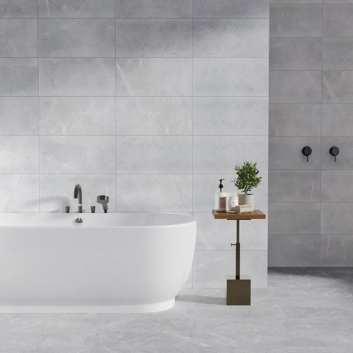 Torino Grigio Matt Porcelain Tile | Ionic Stone